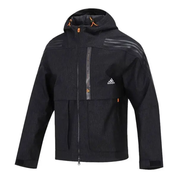 Adidas Th Dnm Wvjk Logo Printing Sports Hooded Jacket - Default Color
