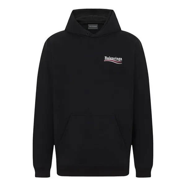 Balenciaga Political Campaign Hoodie - Black