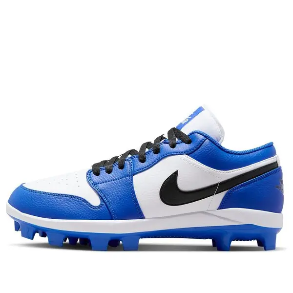 JORDAN 1 Low Baseball Cleats - Blue/white
