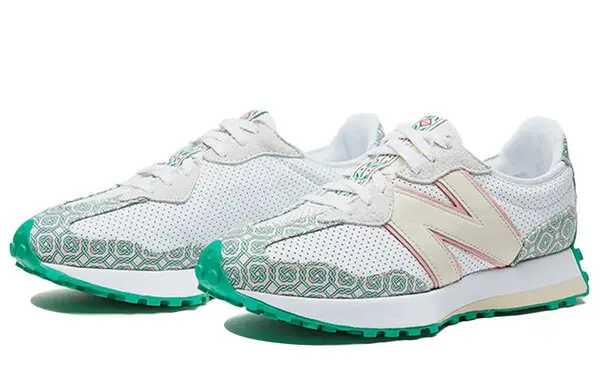 NEW BALANCE Casablanca X 327 "munsell White Green" Sneakers - Khaki/green