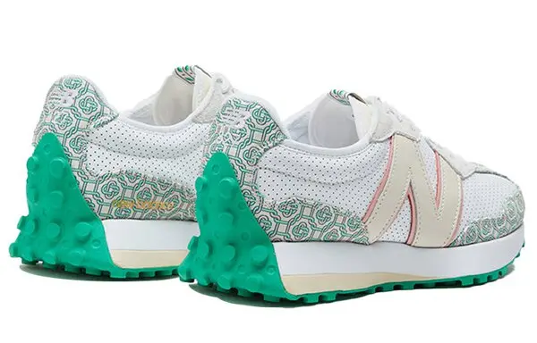 NEW BALANCE Casablanca X 327 "munsell White Green" Sneakers - Khaki/green
