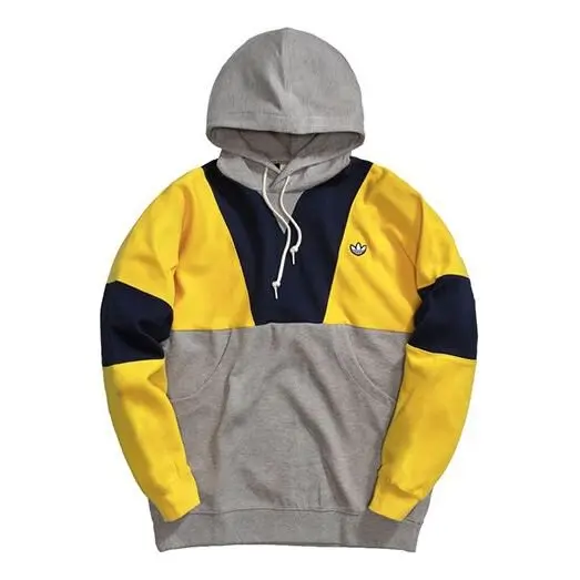 Adidas Originals Color-blocked Hoodie - Yellow