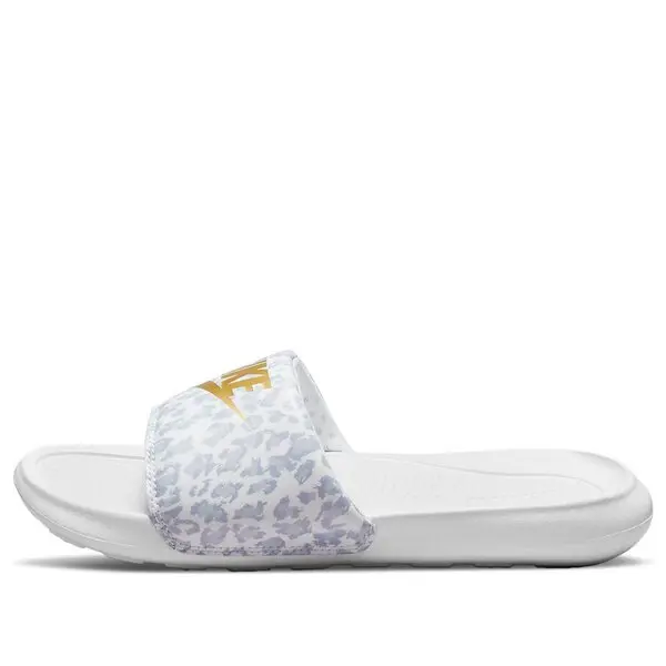 Nike Victori One Printed Slide 'leopard - White/wolf Grey/pure Platinum