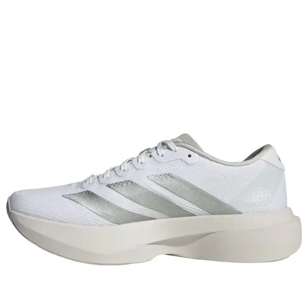 Adidas Adizero Evo Sl Woven Sneakers - Cloud White/cloud White/clear Aqua