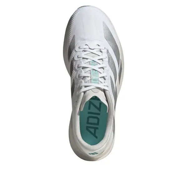 Adidas Adizero Evo Sl Woven Sneakers - Cloud White/cloud White/clear Aqua