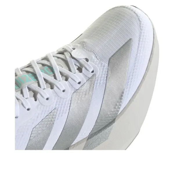 Adidas Adizero Evo Sl Woven Sneakers - Cloud White/cloud White/clear Aqua