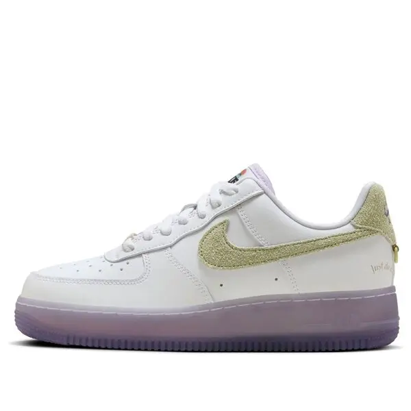 Nike Force 1 '07 Lx Sneakers - White/grape Purple/gold