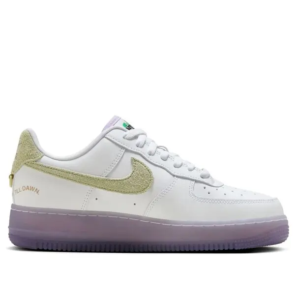 Nike Force 1 '07 Lx Sneakers - White/grape Purple/gold
