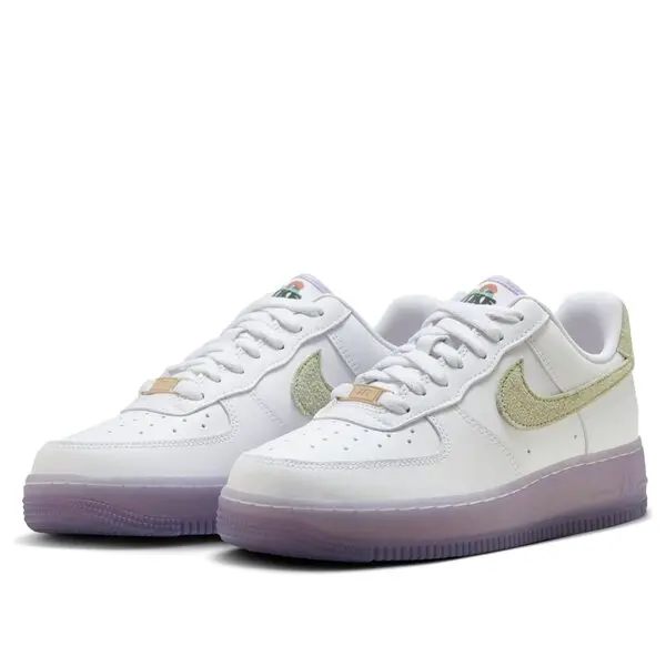 Nike Force 1 '07 Lx Sneakers - White/grape Purple/gold