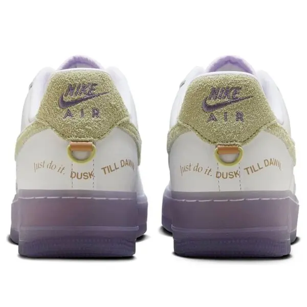 Nike Force 1 '07 Lx Sneakers - White/grape Purple/gold