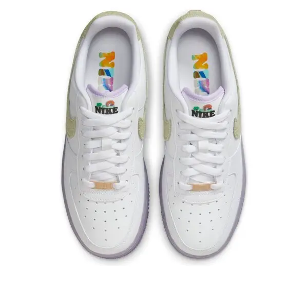 Nike Force 1 '07 Lx Sneakers - White/grape Purple/gold