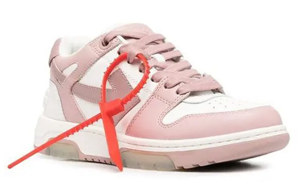 Off-White Out Of Office Low Top Sneakers - Whitepink