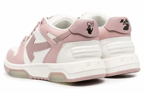 Off-White Out Of Office Low Top Sneakers - Whitepink