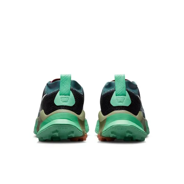Nike Zoomx Zegama Trail Running Shoe - Black/green