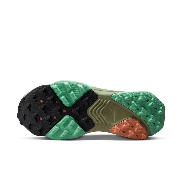 Nike Zoomx Zegama Trail Running Shoe - Black/green