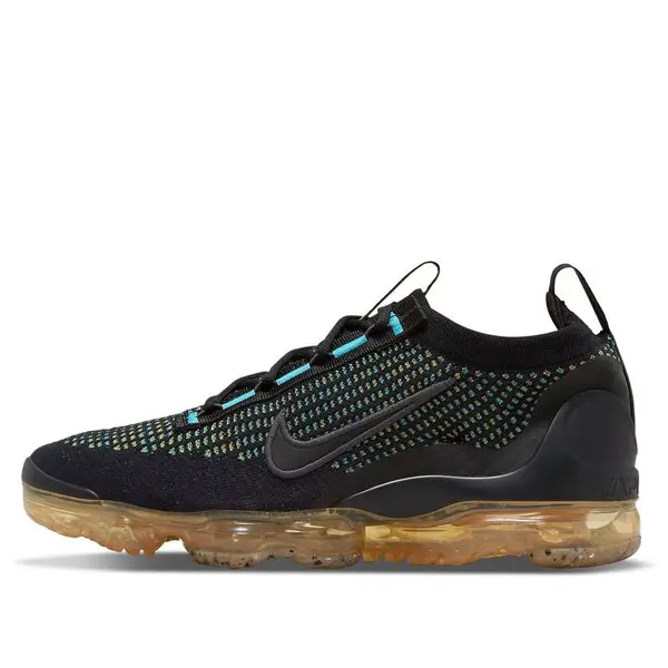 Nike Vapormax 2021 Flyknit Sneakers - Black/yellow