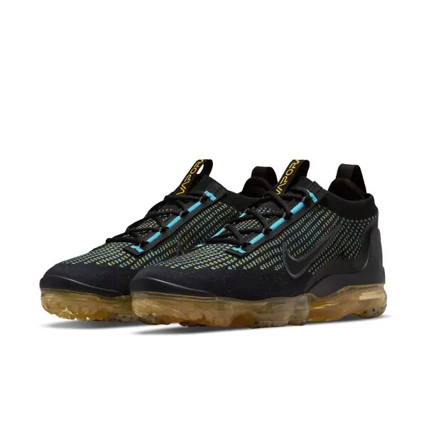 Nike Vapormax 2021 Flyknit Sneakers - Black/yellow
