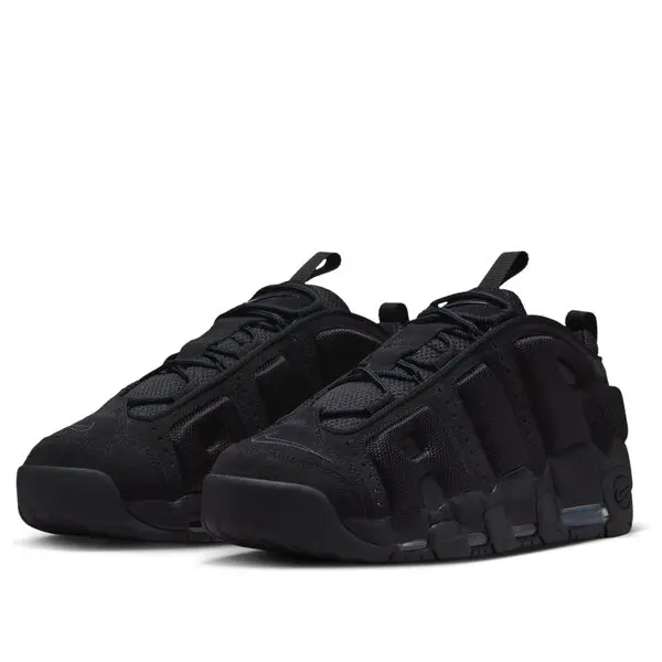 Nike More Uptempo Low Sneakers - Black