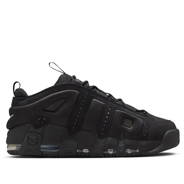 Nike More Uptempo Low Sneakers - Black