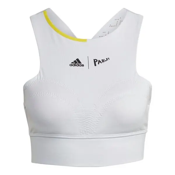 Adidas London Crop Sports Bra Asia Sizing - White