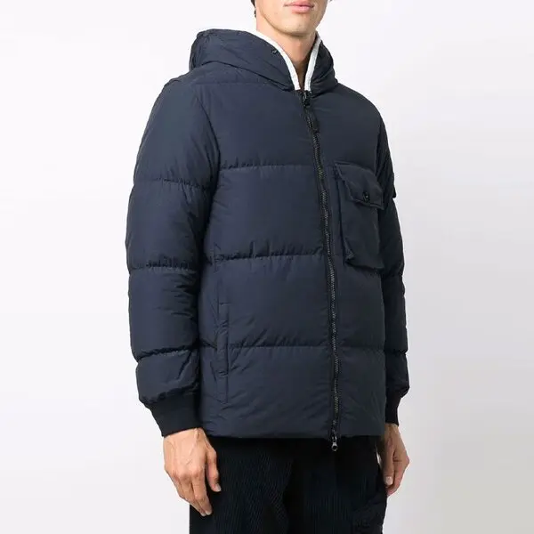 Stone Island Padded Zip-up Down Coat