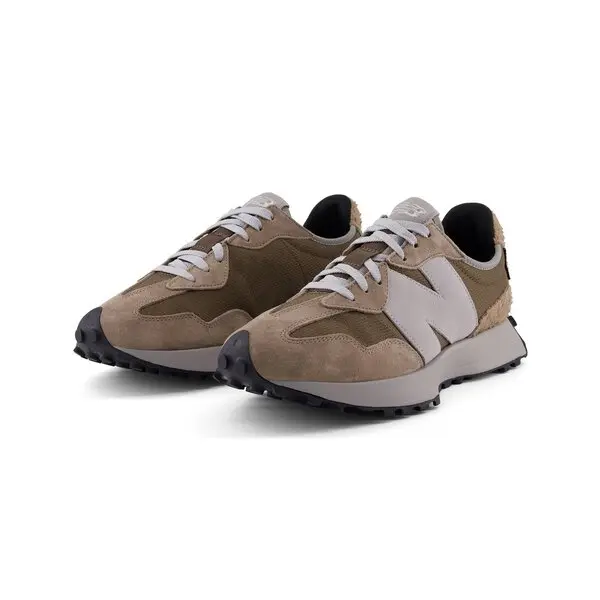 NEW BALANCE 327 Athletic Sneakers - Beige/brown