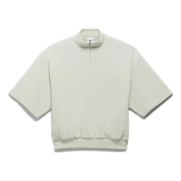 Adidas Basketball Velour 1/2 Zip Sweatshirt - Default Colorway