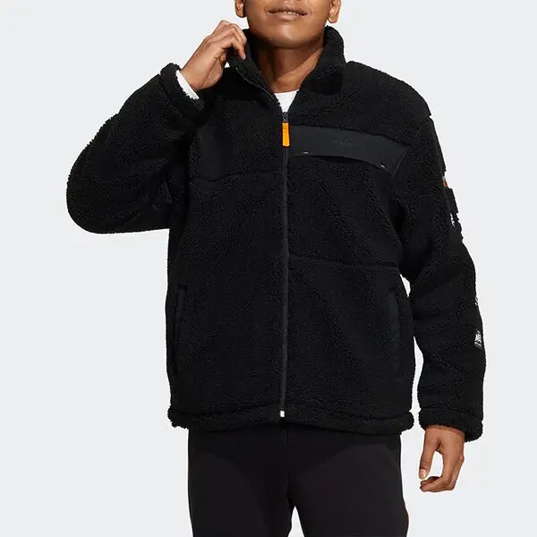 Adidas Neo Logo Casual Stand Collar Windproof Sports Jacket
