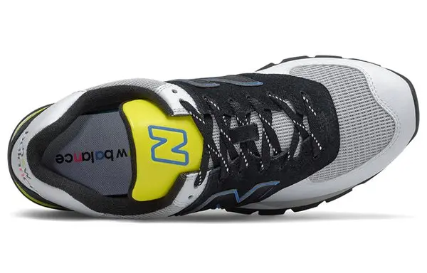 NEW BALANCE 574 Rugged Sneakers - Black/gray/yellow