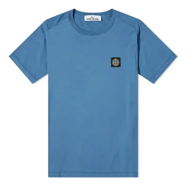 Stone Island Patch T-shirt - Mid Blue
