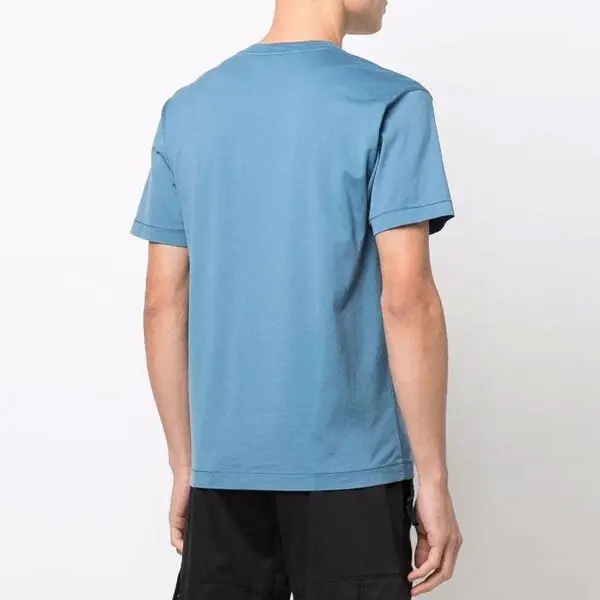 Stone Island Patch T-shirt - Mid Blue