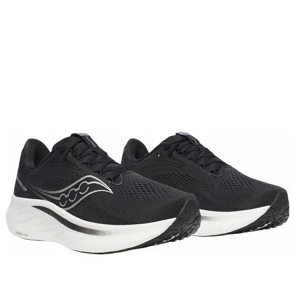 Saucony Ride 18 Athletic Sneakers - Black/white