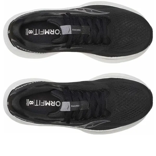 Saucony Ride 18 Athletic Sneakers - Black/white
