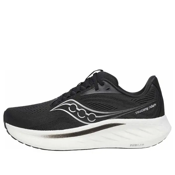 Saucony Ride 18 Athletic Sneakers - Black/white