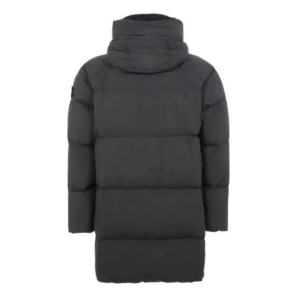 Stone Island Crinkle Reps Long Down Coat