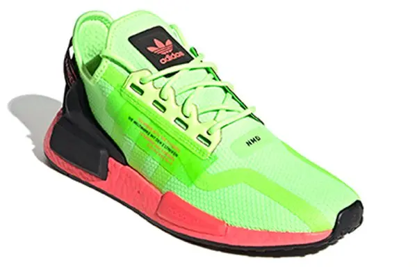 Adidas Nmd_r1 V2 "watermelon Pack Signal Green" Sneakers
