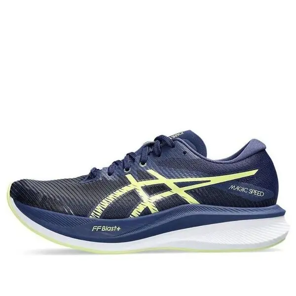 Asics Magic Speed 3 Athletic Sneakers - Illusion Blue/glow Yellow