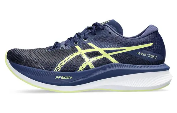 Asics Magic Speed 3 Athletic Sneakers - Illusion Blue/glow Yellow