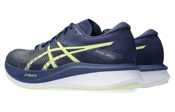 Asics Magic Speed 3 Athletic Sneakers - Illusion Blue/glow Yellow
