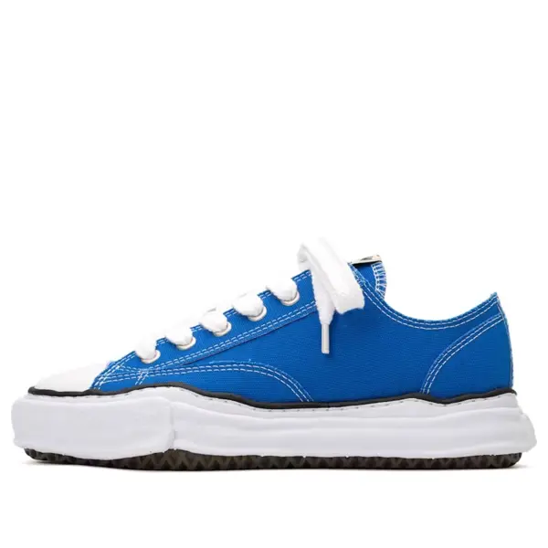 Mihara Yasuhiro Peterson Og Sole Canvas Low Top Sneakers - Blue/white