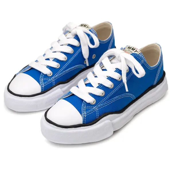 Mihara Yasuhiro Peterson Og Sole Canvas Low Top Sneakers - Blue/white