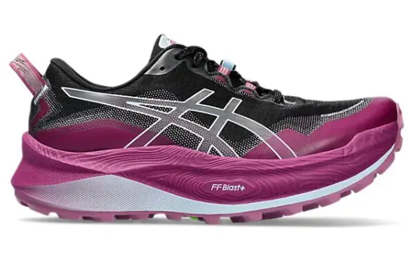 Asics Trabuco Max 3 Athletic Sneakers - Black/light Blue