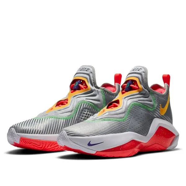 Nike Lebron Soldier 14 Ep 'hare' Sneakers - Grey/orange