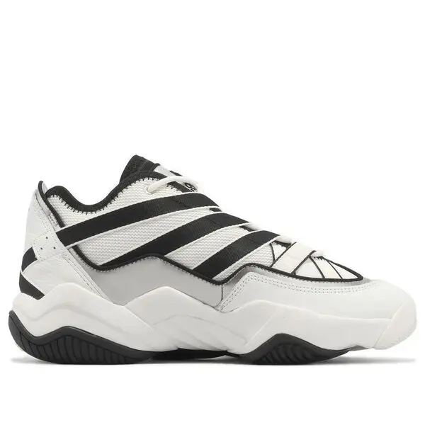 Adidas Top Ten 2010 High Top Sneakers - White/black/silver