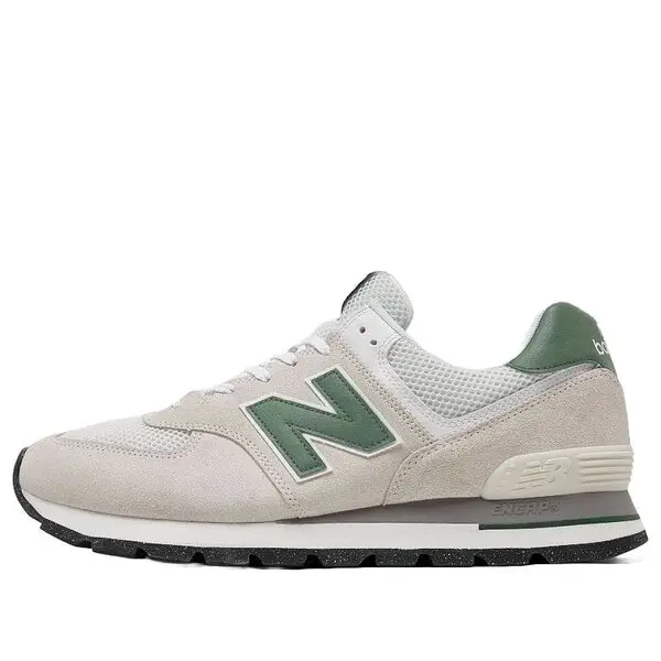 NEW BALANCE 574 Rugged Sneakers - White/green