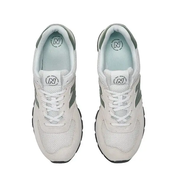 NEW BALANCE 574 Rugged Sneakers - White/green