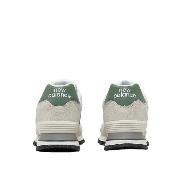 NEW BALANCE 574 Rugged Sneakers - White/green