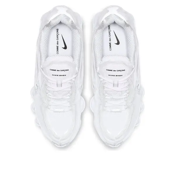 Nike X Comme Des Garçons Shox Tl Sneakers - White