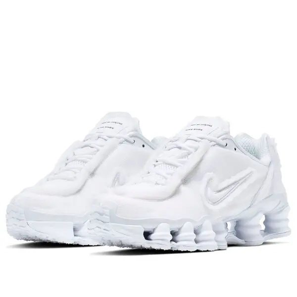 Nike X Comme Des Garçons Shox Tl Sneakers - White