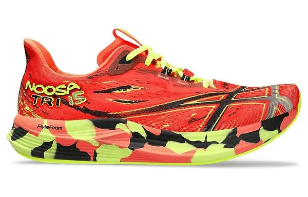 Asics Noosa Tri 15 Athletic Sneakers - Sunrise Red/black